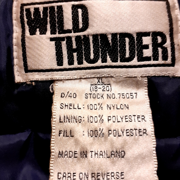 Wild Thunder. | Jackets & Coats | Vintage Wild Thunder Coat Mens Xl ...
